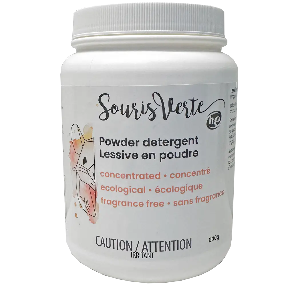 HE Powder Detergent 1.3kg | Souris Verte inc.